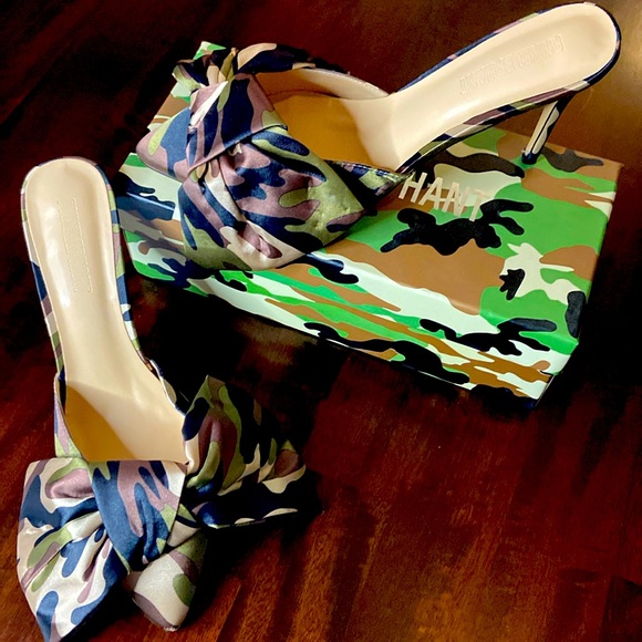 Shoes | Pink Elephant Camo Mules | Poshmark